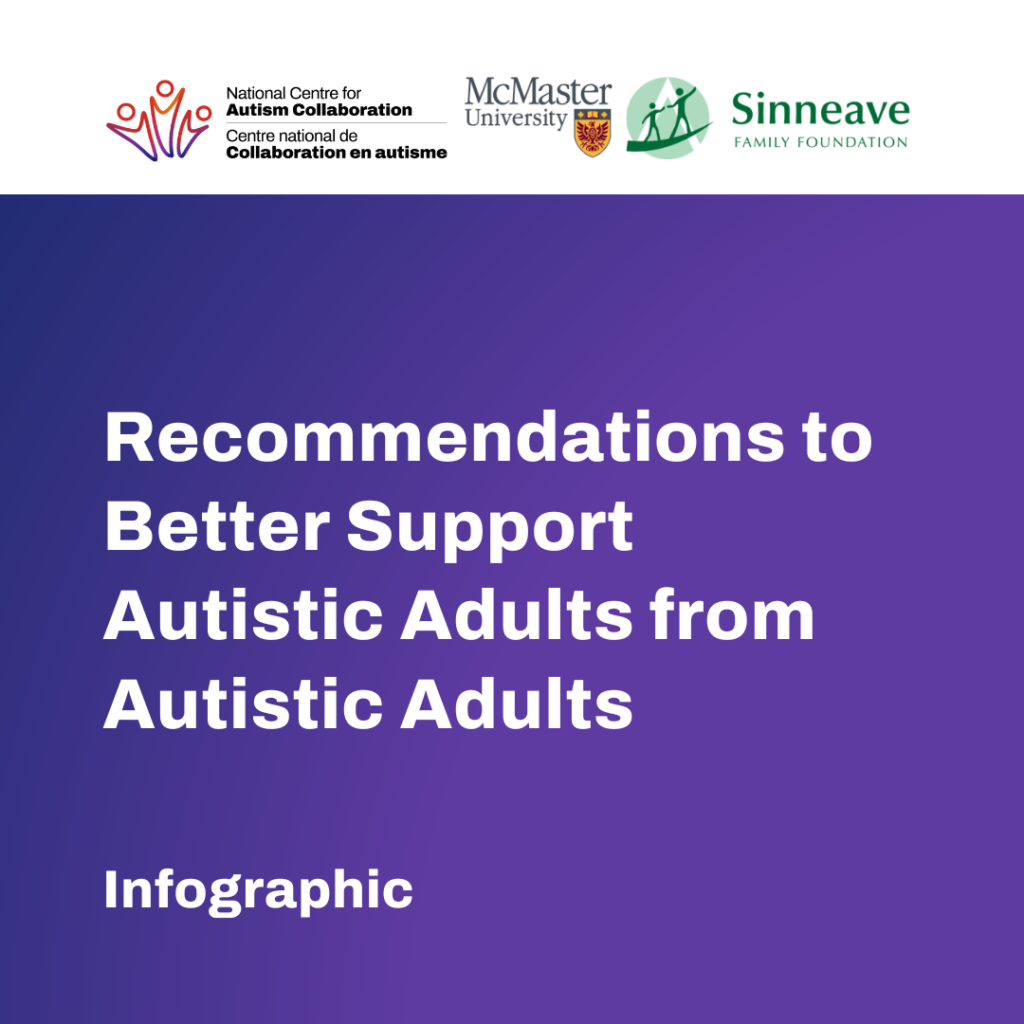 Infographic: Recommendations to Better Support Autistic Adults from ...