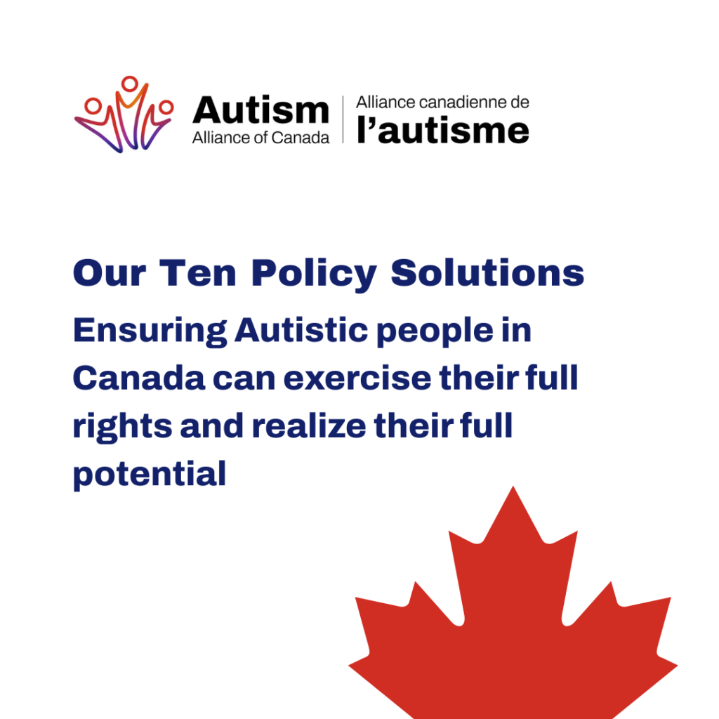 Our Call for Action on Autism - Autism Alliance of Canada