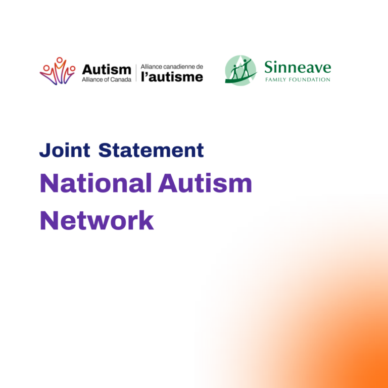 Joint Statement from Autism Alliance of Canada and the Sinneave Family ...